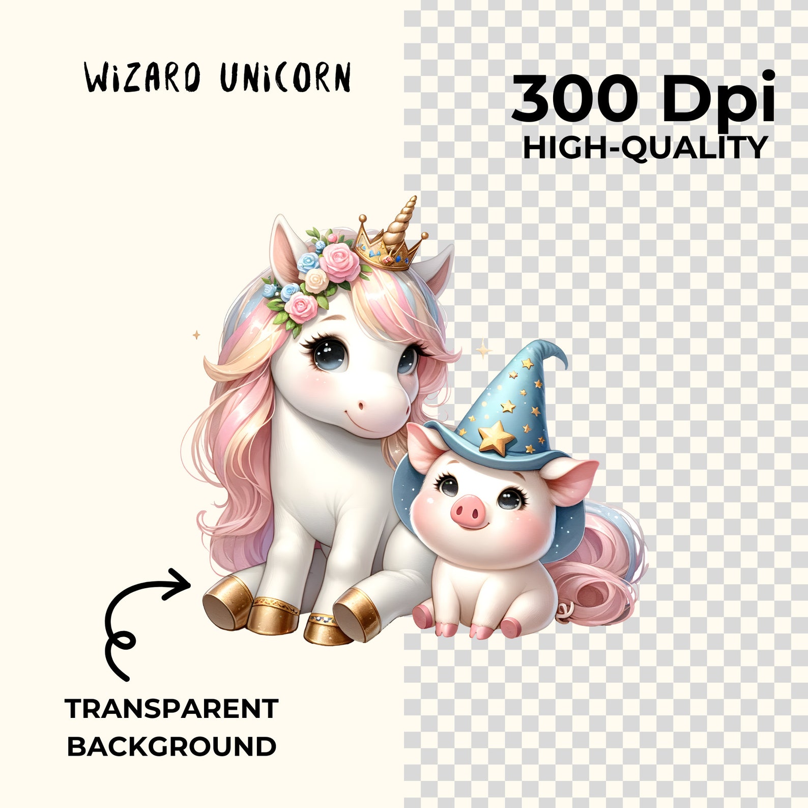 15 PNG Files : Wizard Unicorn, Cute Unicorn Clipart, Unicorn Clipart ...