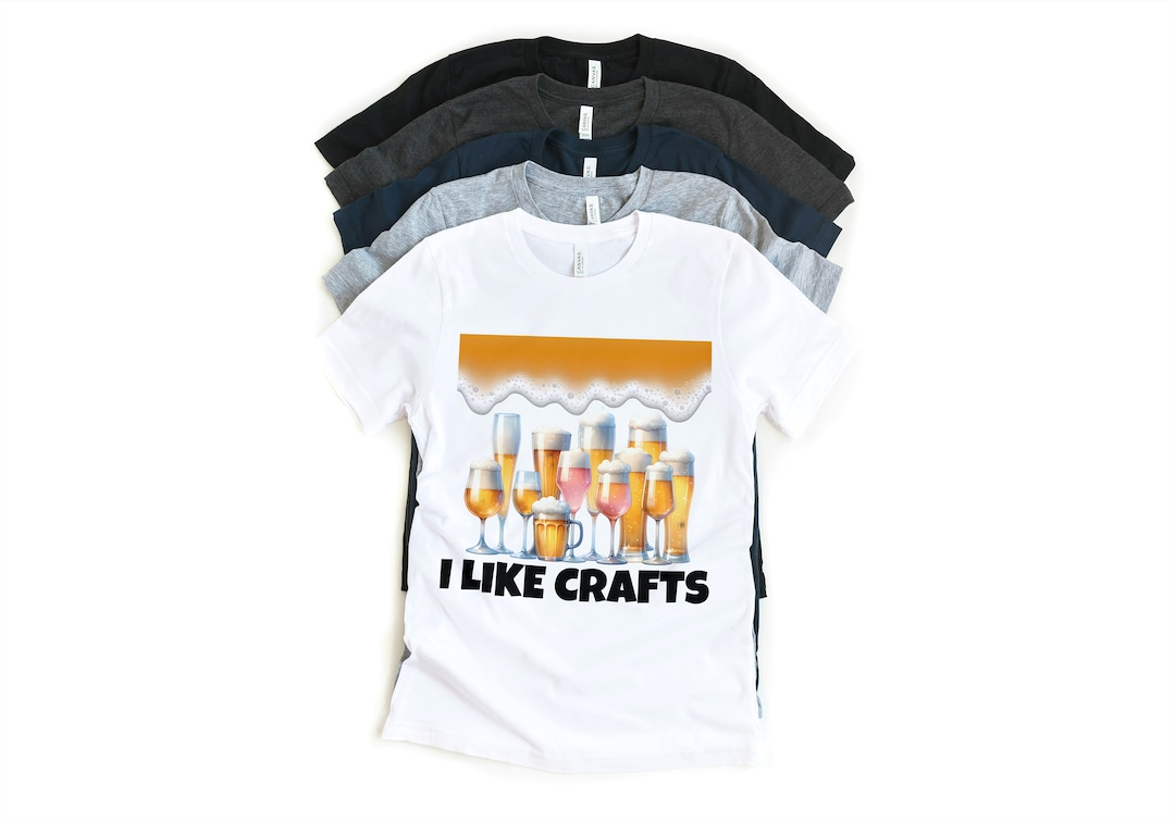 I LIKE CRAFTS PNG, , Sublimation Graphic, Printable Design, Funny Beer ...
