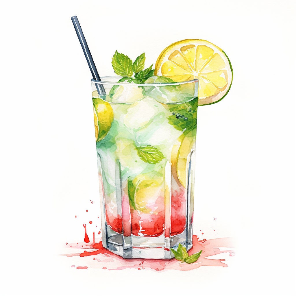 Set of Cocktail, Cocktail Printable, Drind, Digital Download, Card ...