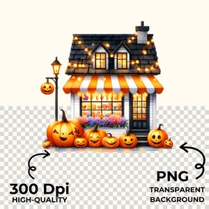 15 PNG : Halloween Candy Shop Clipart, Happy Halloween Clipart ...