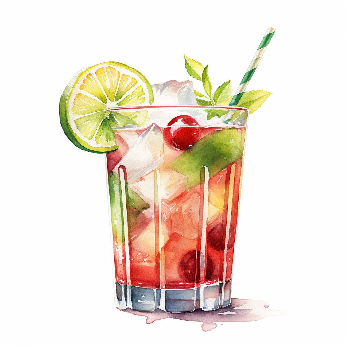 Set of Cocktail, Cocktail Printable, Drind, Digital Download, Card ...