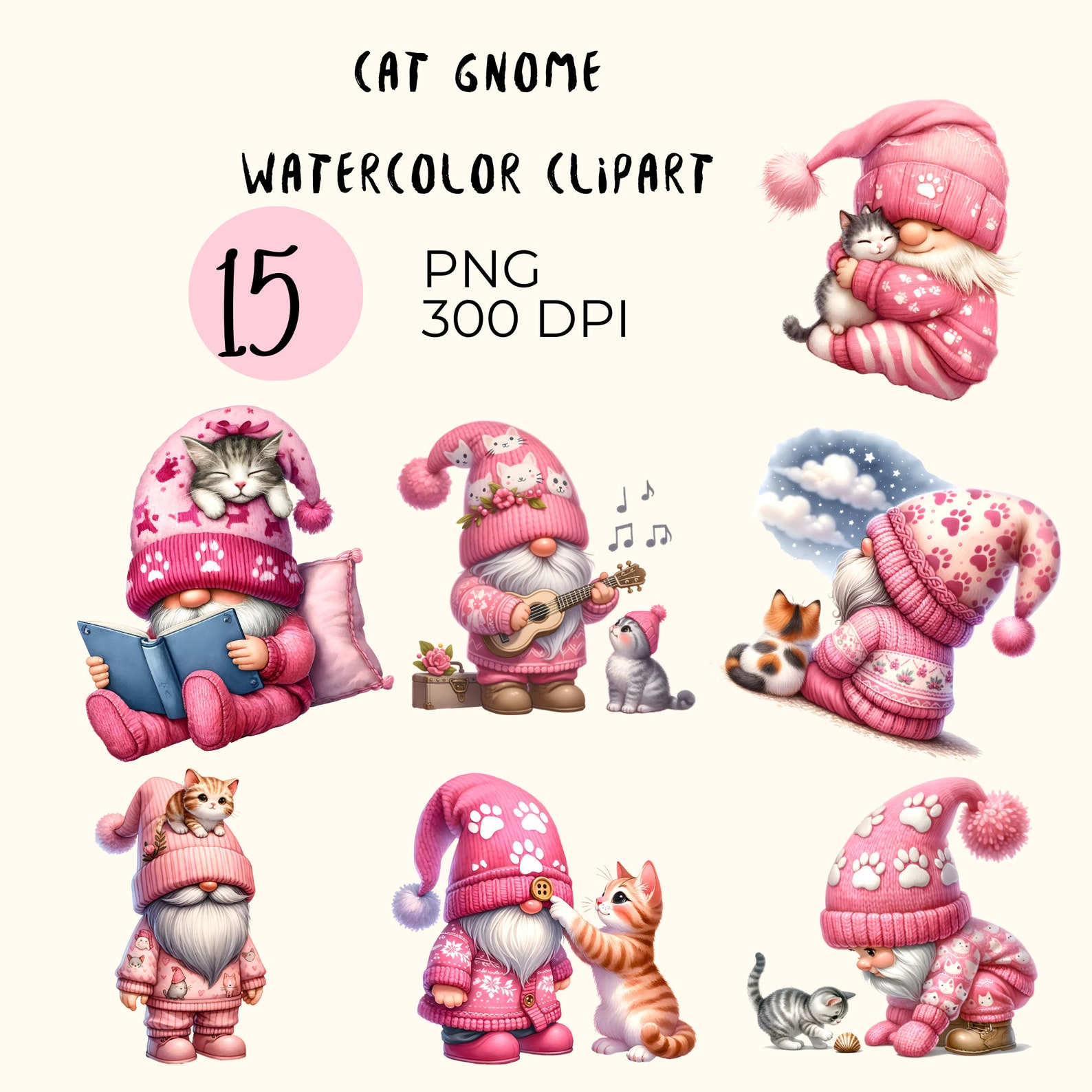 15 PNG Files : Cat Gnome Clipart, Gnome Clipart, Gnome Png, Gnome ...