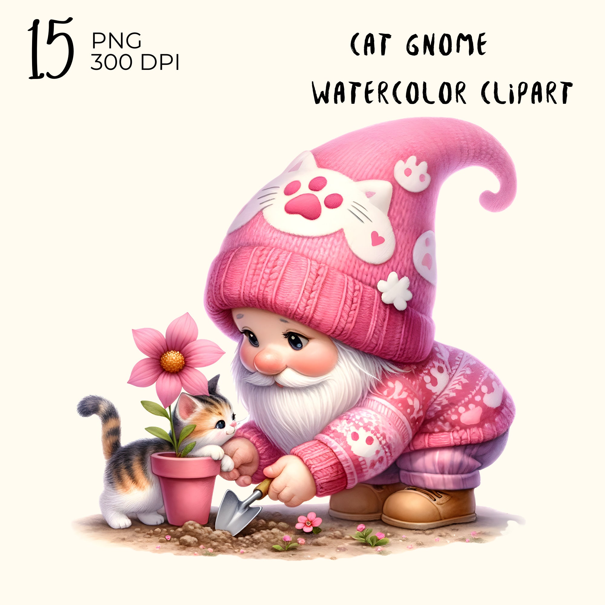 15 PNG Files : Cat Gnome Clipart, Gnome Clipart, Gnome Png, Gnome ...