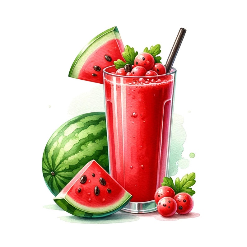 40 JPG File, Smoothie, Digital Download, Printable, Card Making ...