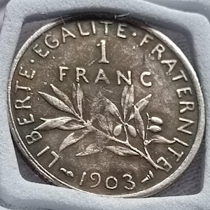 1 Franc Semeuse 1903 Reproduction Replica Numismatic Rare - Etsy