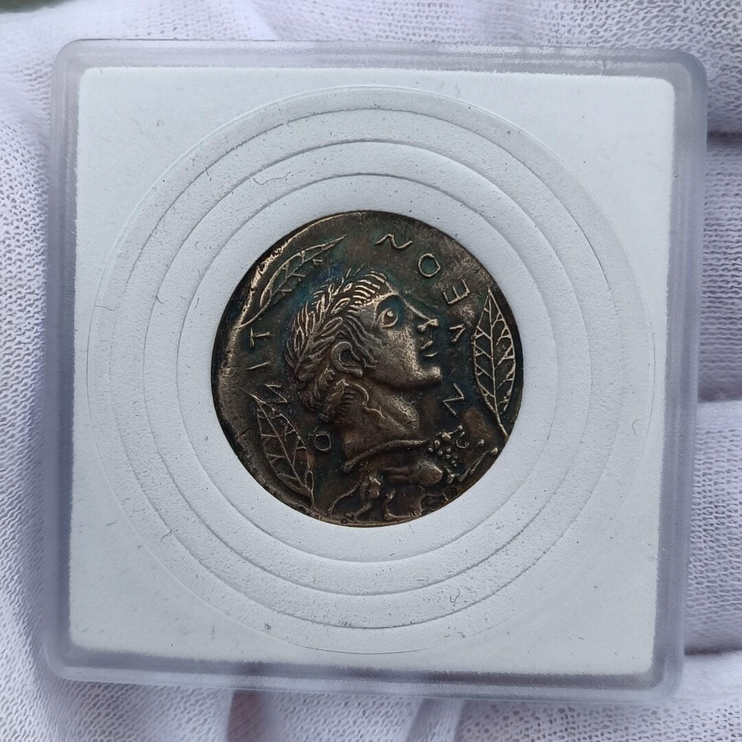 Ancient Greek Coin Apollo Son of Zeus Tetradrachm Reproduction Replica ...