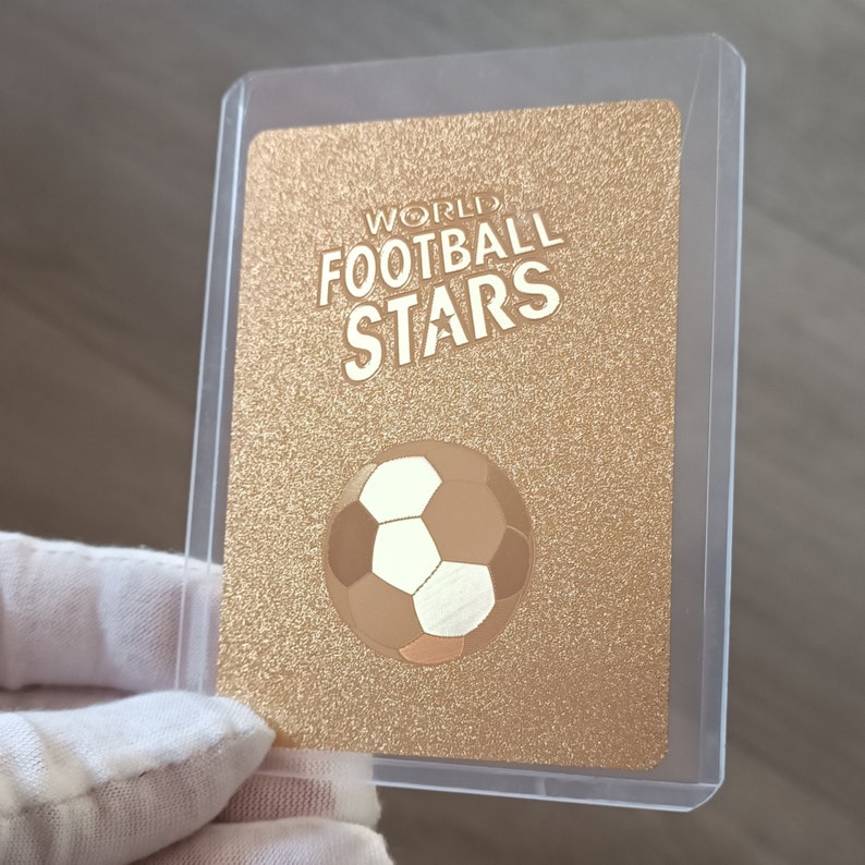Panini Card of the Famous Footballer Lionel Messi 24 Carat Gold Plated ...