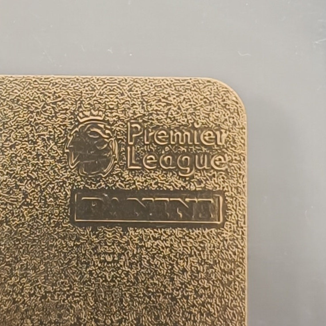 Panini Card of the Famous Footballer Lionel Messi 24 Carat Gold Plated ...