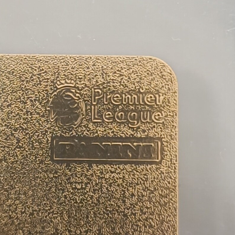 Panini Card of the Famous Footballer Lionel Messi 24 Carat Gold Plated ...