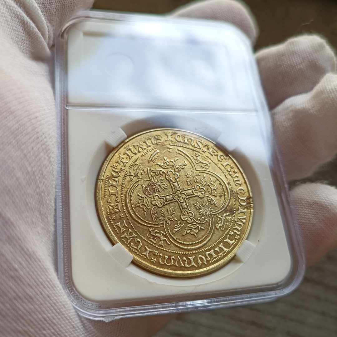 Double Gold Leopard Edward III Reproduction Rare Numismatic Replica - Etsy