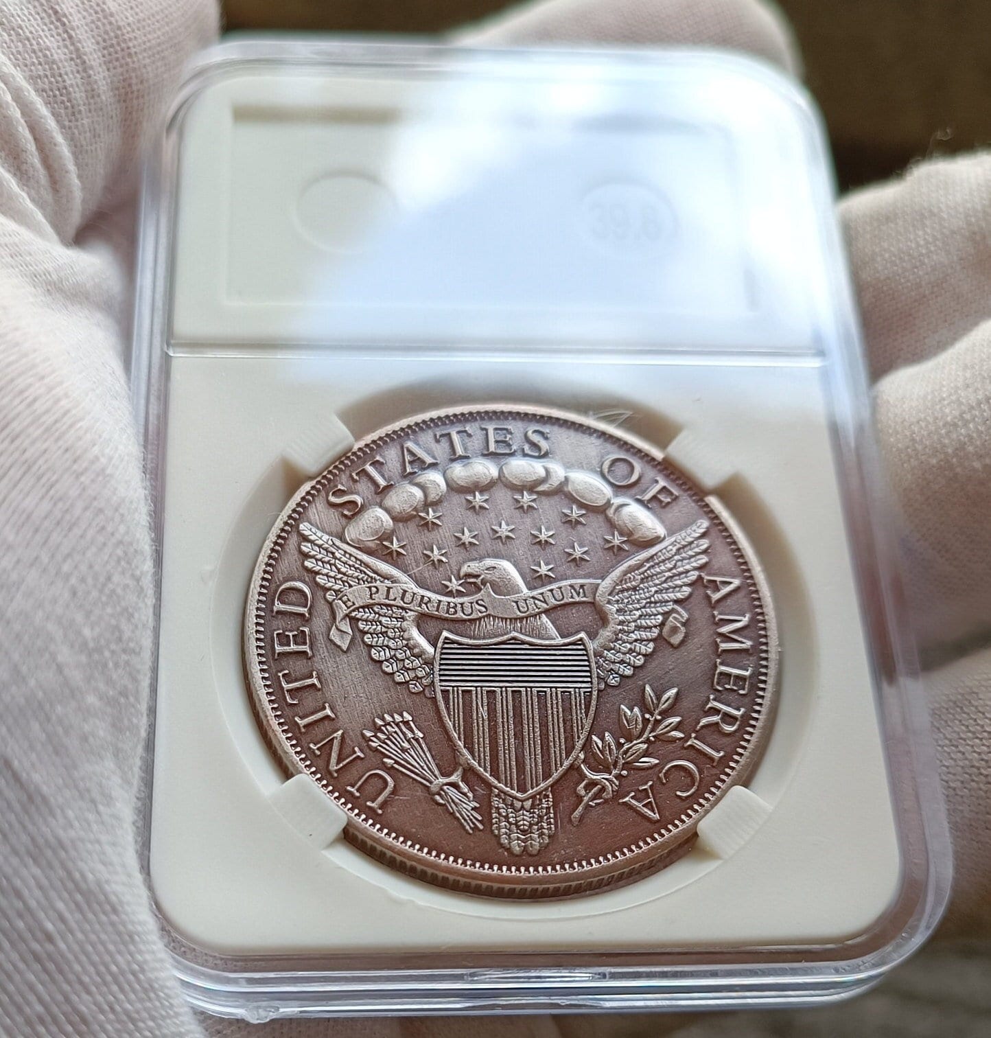 1 Dollar Draped Bust Heraldic Eagle 1804 United States FDC+ ...