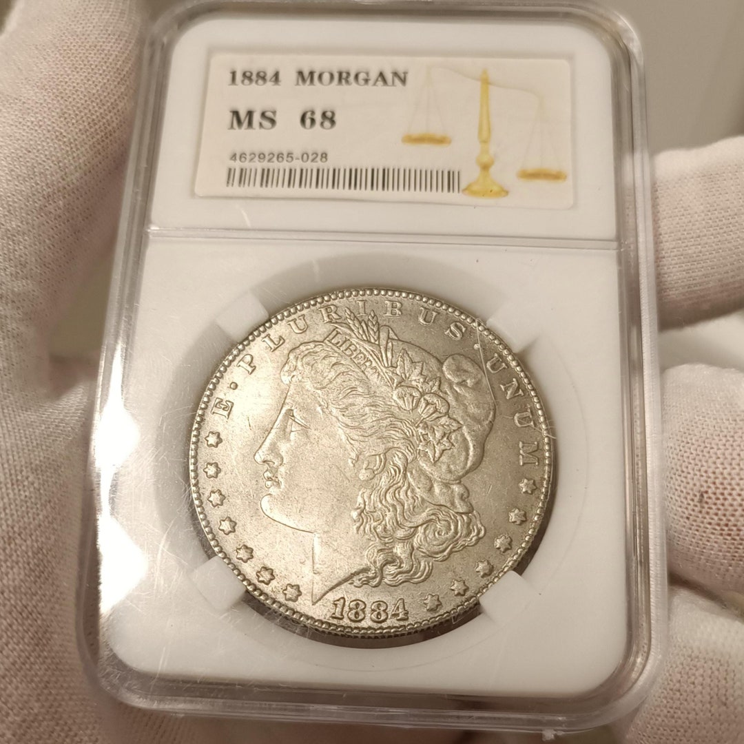 One Dollar Morgan Dollars 1884 S Reproduction Replica Numismatic Rare ...