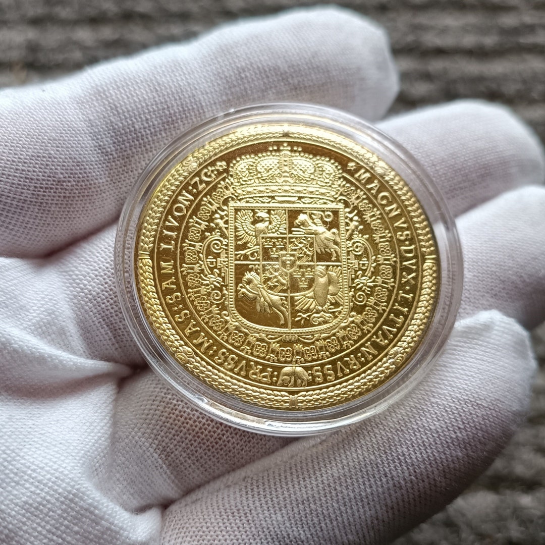 100 Ducats Gold 1621 of Poland of King Sigismund III Reproduction ...
