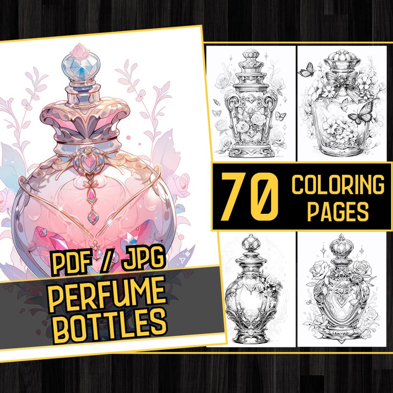 Perfume Coloring - Etsy