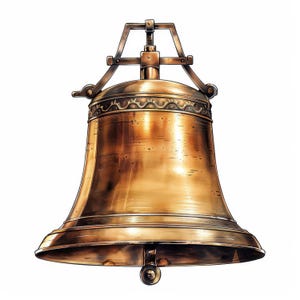 10 Medieval Bells Clipart Bundle, Printable Watercolor Authentic ...