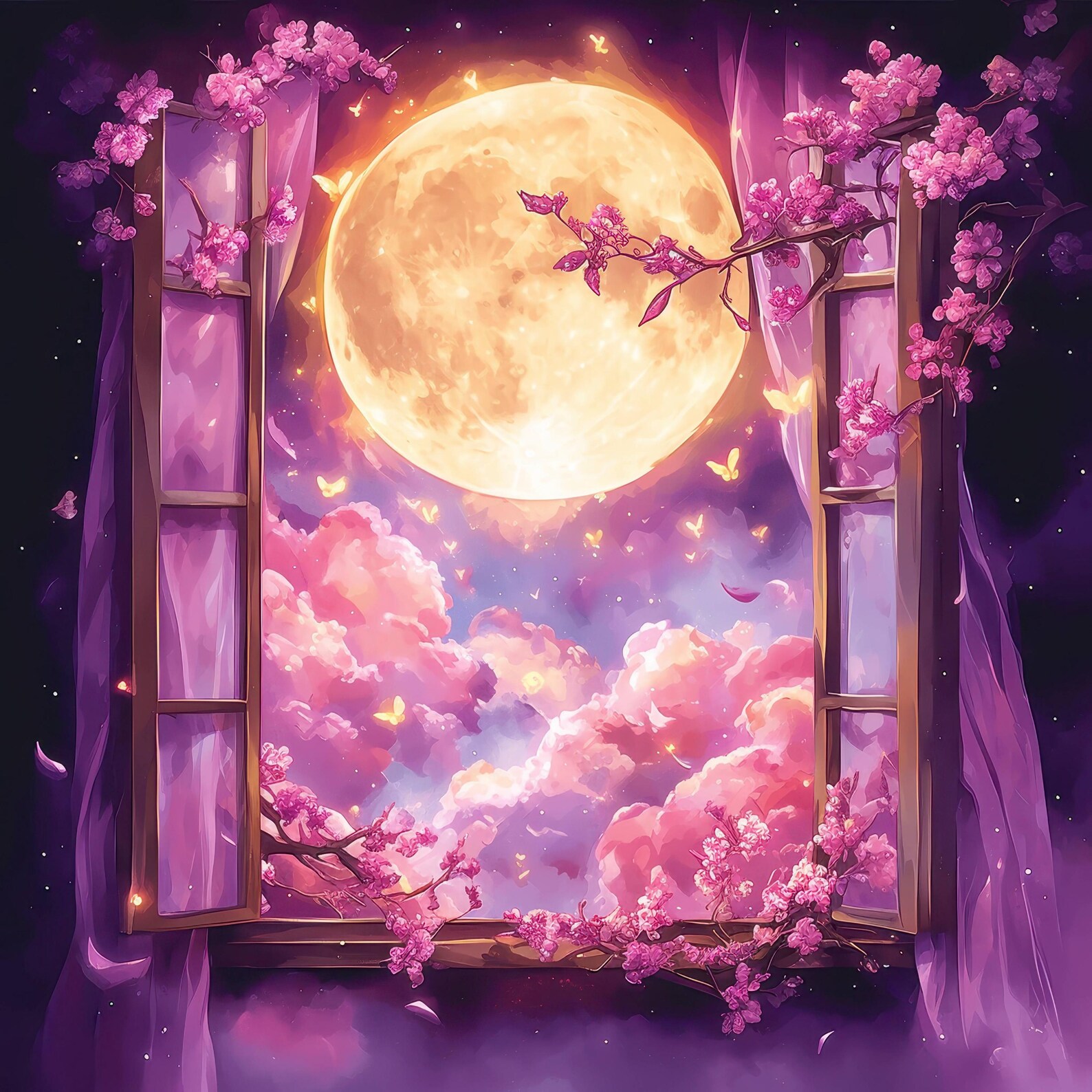 18 Celestial Windows Clipart Bundle, Printable Watercolor Window Images ...
