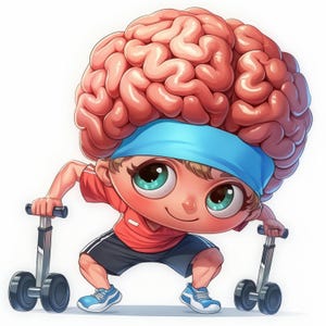 15 Cute Brain Clipart Bundle, Adorable Brain Images Illustrations ...
