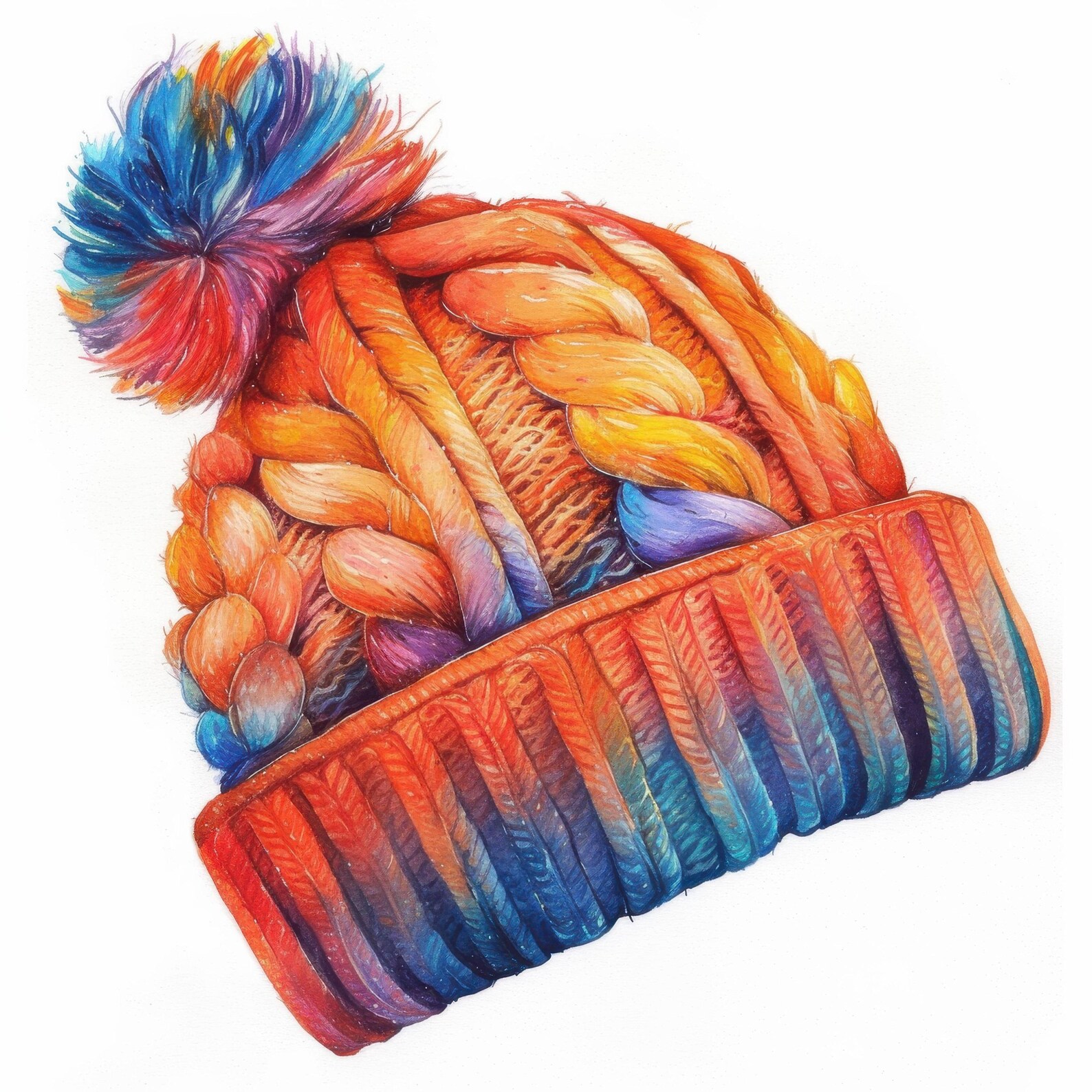 19 Cozy Winter Hat Clipart Bundle, Seasonal Hat Illustrations ...