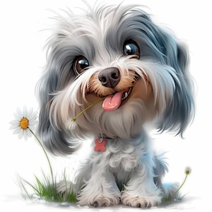 13 Funny Dogs Clipart Bundle, Frazzled Dogs Animals Card Making, High ...