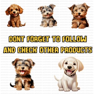 Watercolor Puppies Clipart | Painted Puppy Clipart | Puppy ...