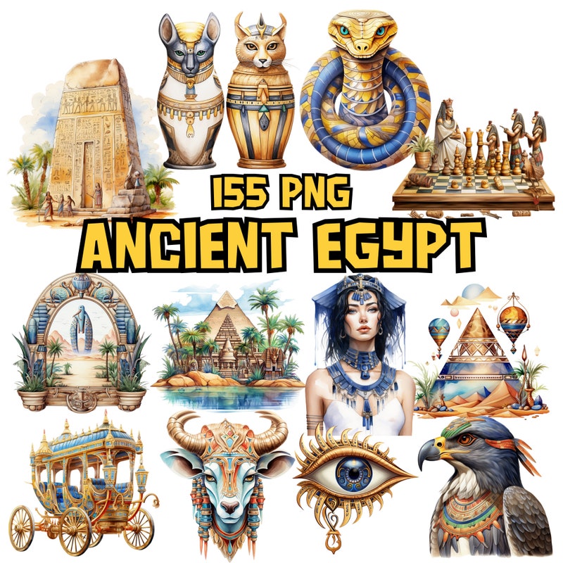 Ancient Egypt Clip Art - Etsy