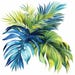 13 Tropical Leaves Clipart Bundle, Tropical Flowers Illustrations ...