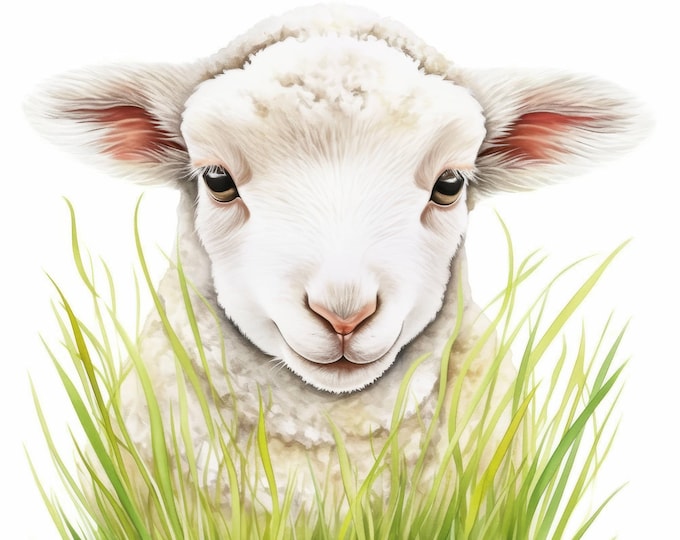 Sheep Clipart / Farm Animals / Downloadable Clip Art / Commercial Use ...