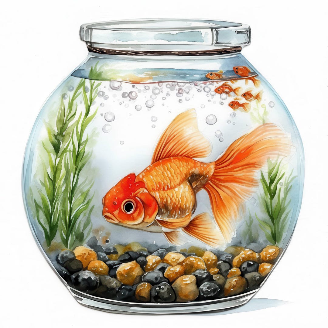 15 Aquarium Fish Clipart Bundle, Underwater Life Illustrations ...