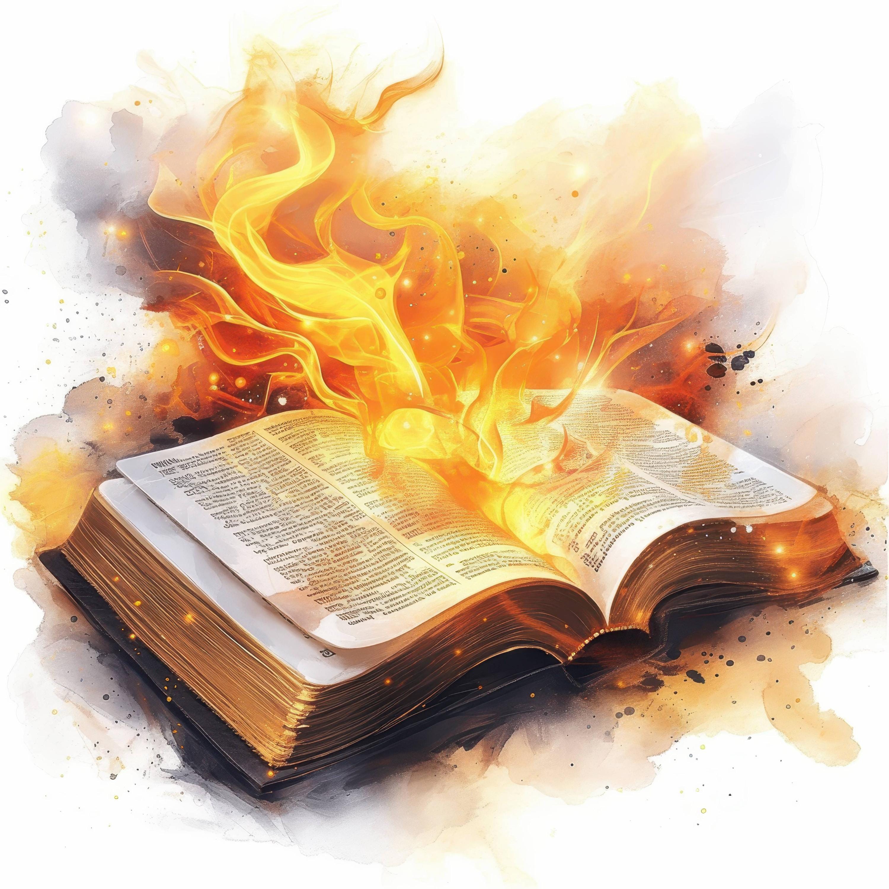 10 Holy Bible Clipart Bundle, Holy Book Images Illustrations, Printable ...