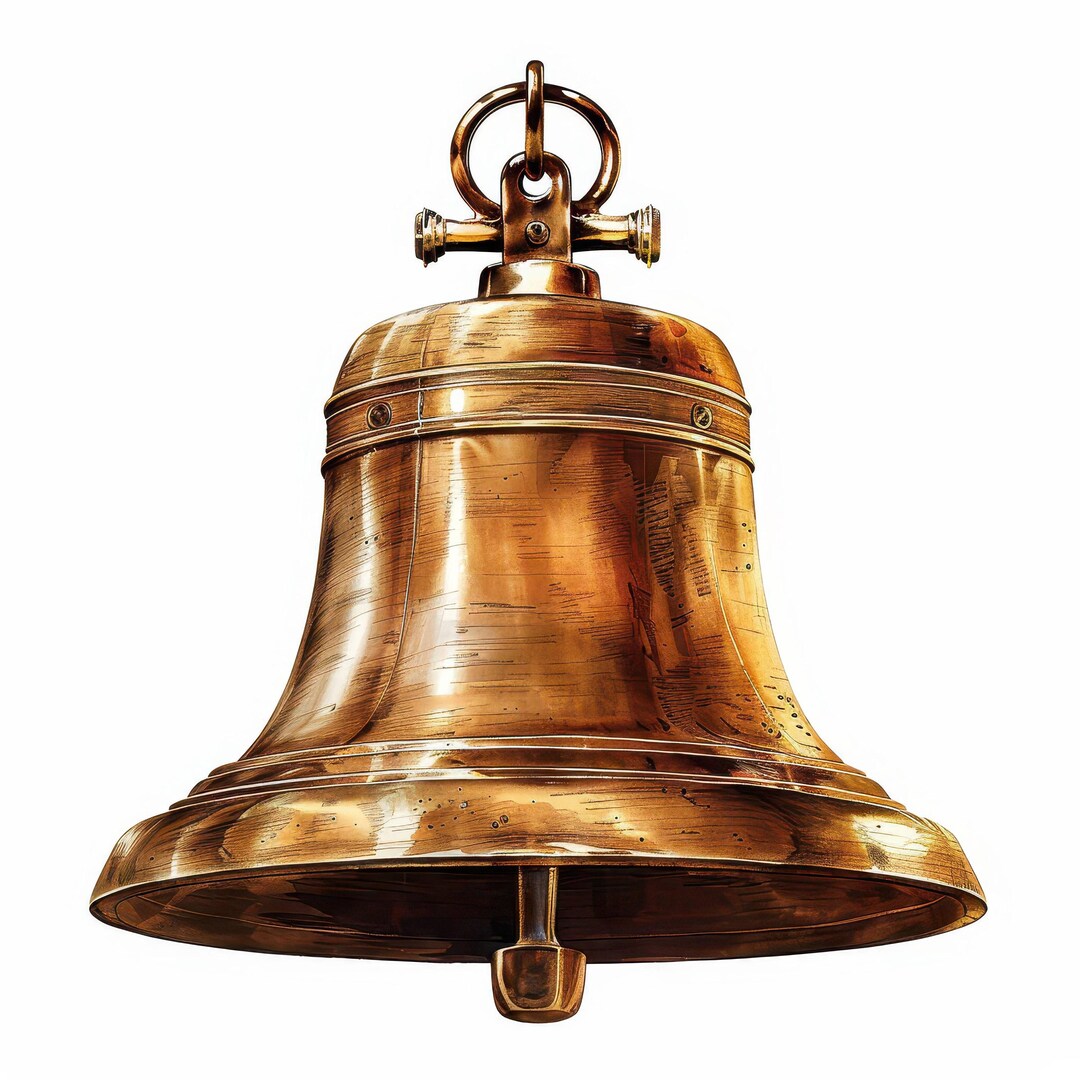 10 Medieval Bells Clipart Bundle, Printable Watercolor Authentic ...