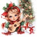 19 Christmas Elf Cards Clipart Bundle, Printable Watercolor Elves ...