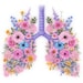 10 Spring Lungs Clipart Bundle, Floral Human Lung Illustrations ...