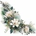 12 Floral Borders Clipart Bundle, Printable Watercolor Flower ...