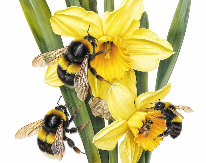 Watercolor Bees Clipart, Nursery Art (digital Download - Etsy Canada