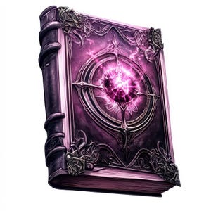 16 Pink Magic Spellbook Clipart Bundle, Printable Watercolor ...