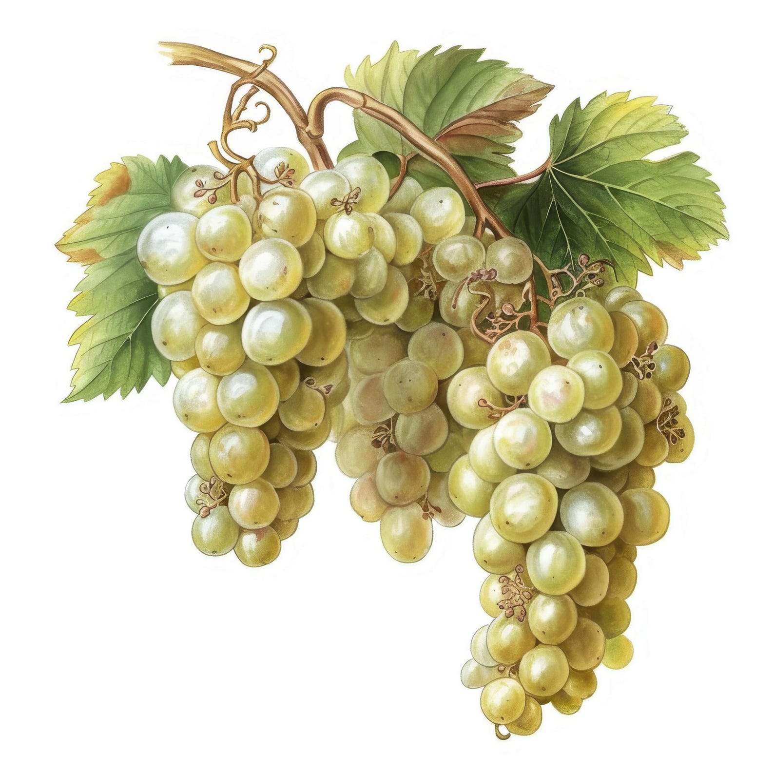 28 Bunch of Grapes Clipart Set, Printable Watercolor Bundle of Grapes ...
