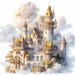 14 Enchanted Castle Clipart Bundle, Fairytale Fortress Images ...