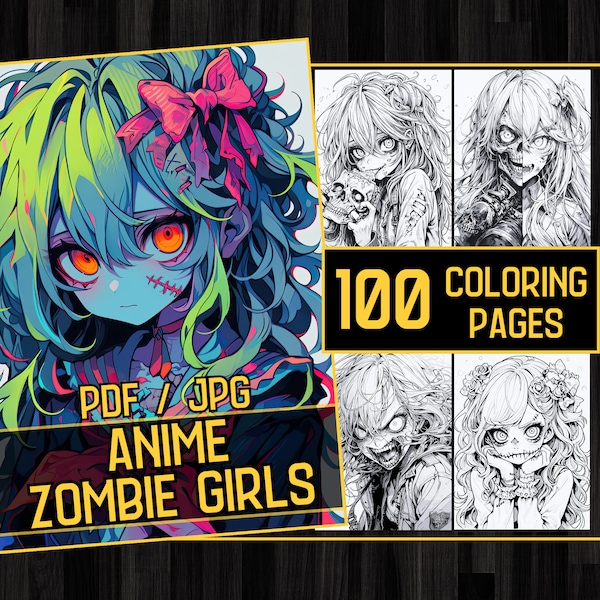 Anime Zombie Girls - Etsy