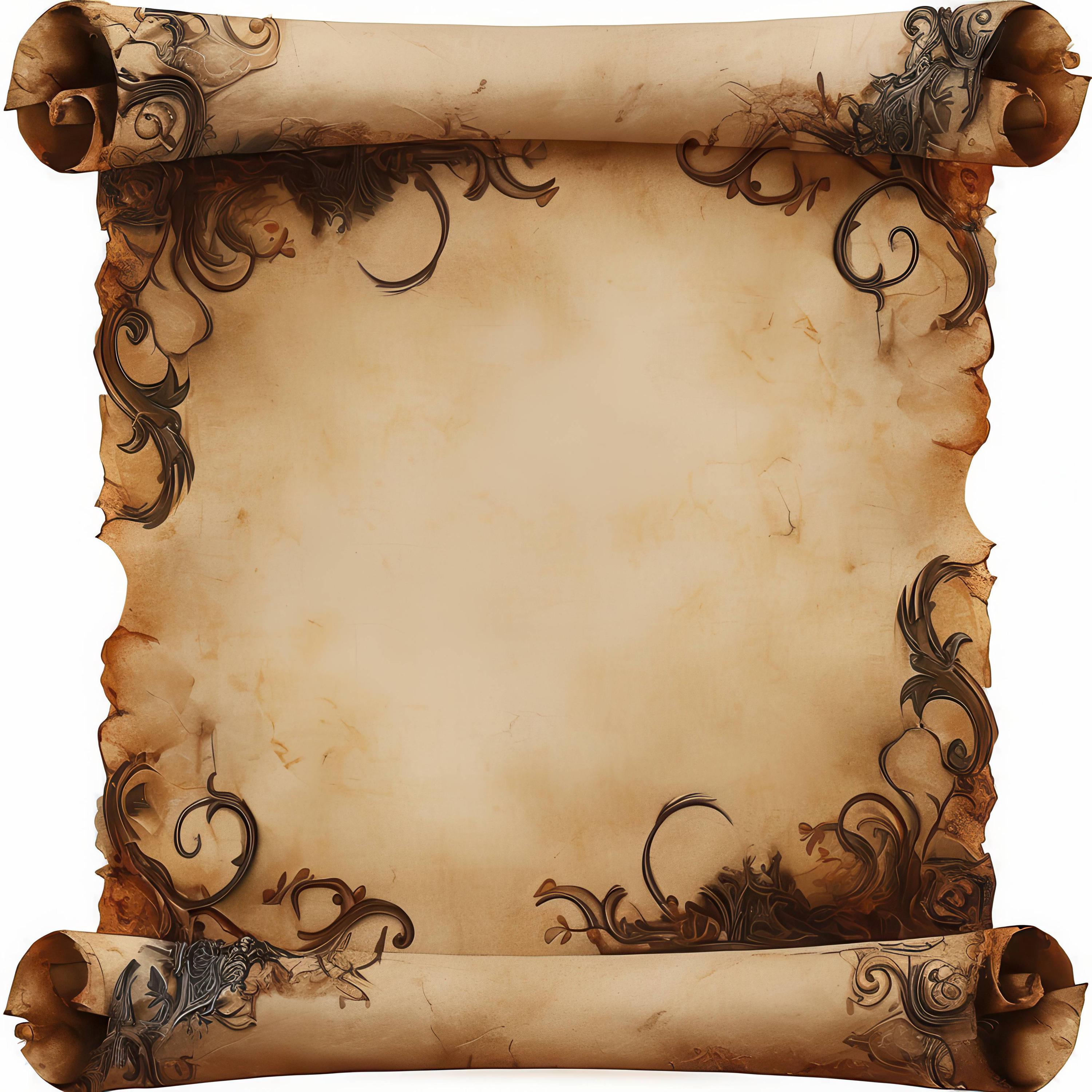 14 Fantasy Scrolls Clipart Bundle, Medieval Paper Illustrations ...