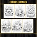Flower Cars 60 Coloring Page Book, Adults Kids Instant Download ...