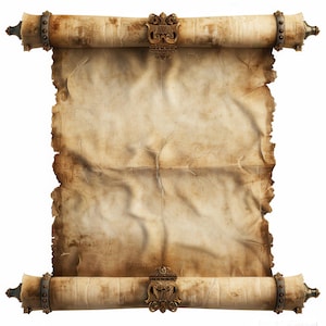 12 Medieval Scroll Clipart Bundle Set 2, Vintage Old Scroll ...