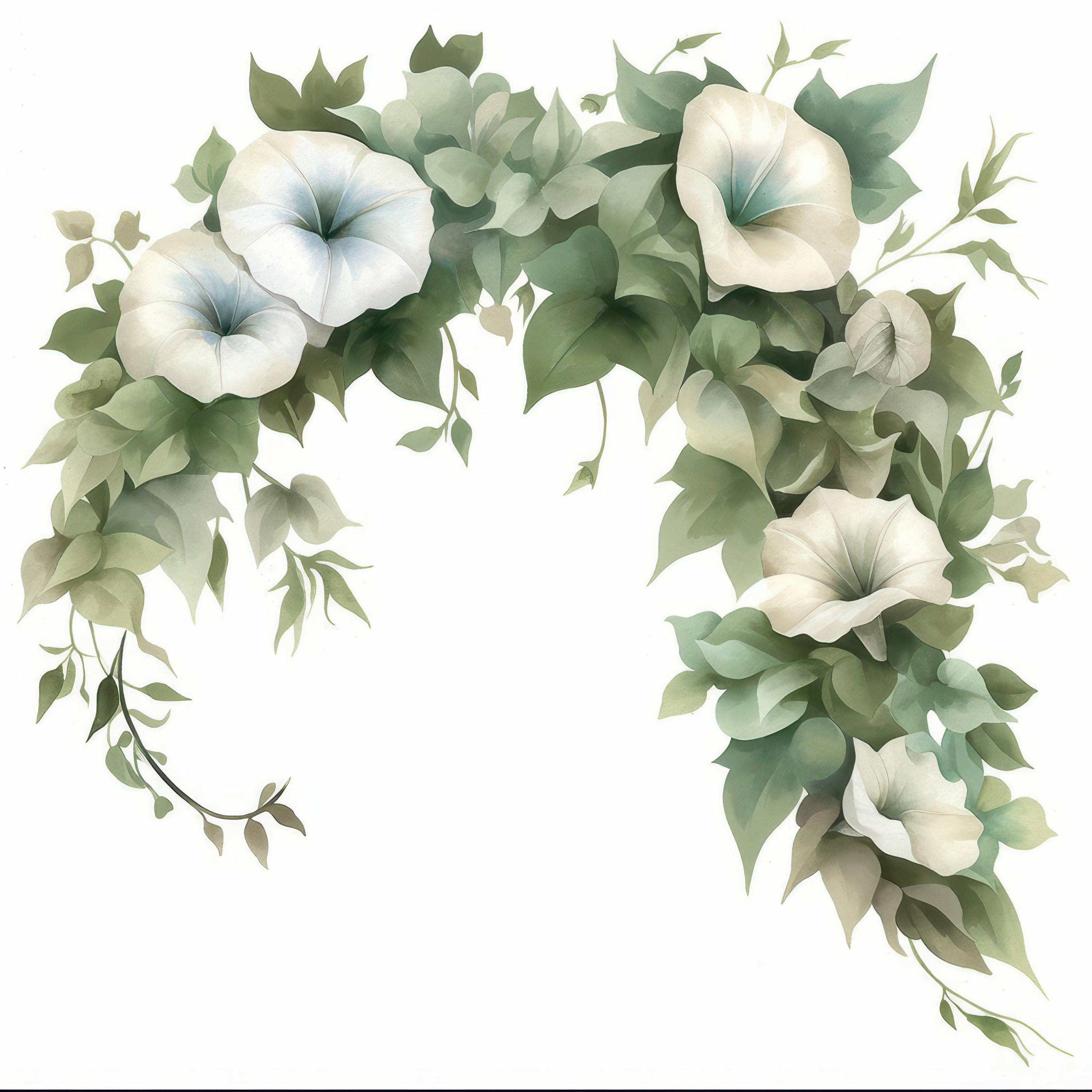 12 Floral Borders Clipart Bundle, Printable Watercolor Flower ...
