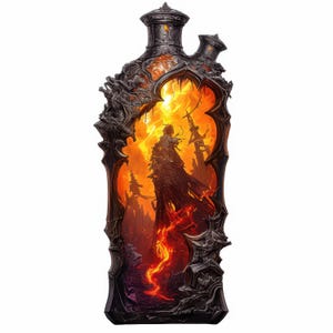 13 Halloween Potions Clipart Bundle, Elixir Illustration, Card Making ...