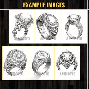 40 Magic Fairy Rings Coloring Page Book, Adults Kids Instant Download ...