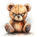 11 Angry Teddy Bear Clipart Set Bundle, Printable Watercolor Clipart ...