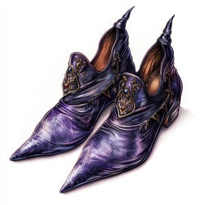 Halloween Witch Shoes Clip Art 11 High Res Watercolor Jpgs Junk ...