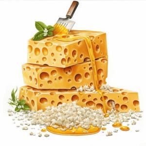 15 Grated Cheese Clipart Bundle, Cheese Grater and Shredder ...