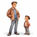 12 Father and Son Clipart Bundle, Fathers Day Illustrations, Printable ...