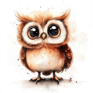 25 Cute Owl Clipart Bundle, Kawaii Owl Clipart, Digital Clipart ...