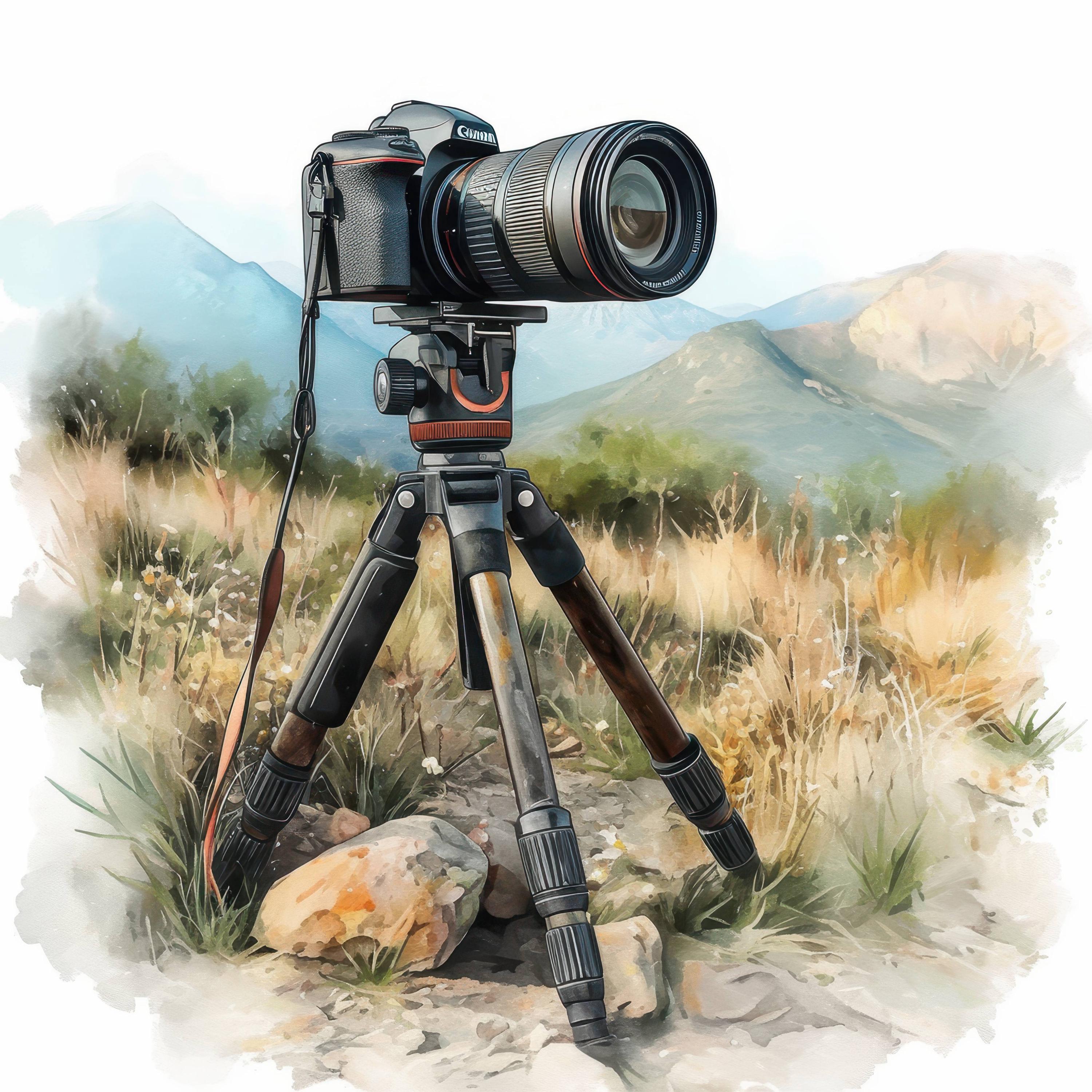 11 Camera and Tripod Clipart Set, Photographing Graphics, Printable ...